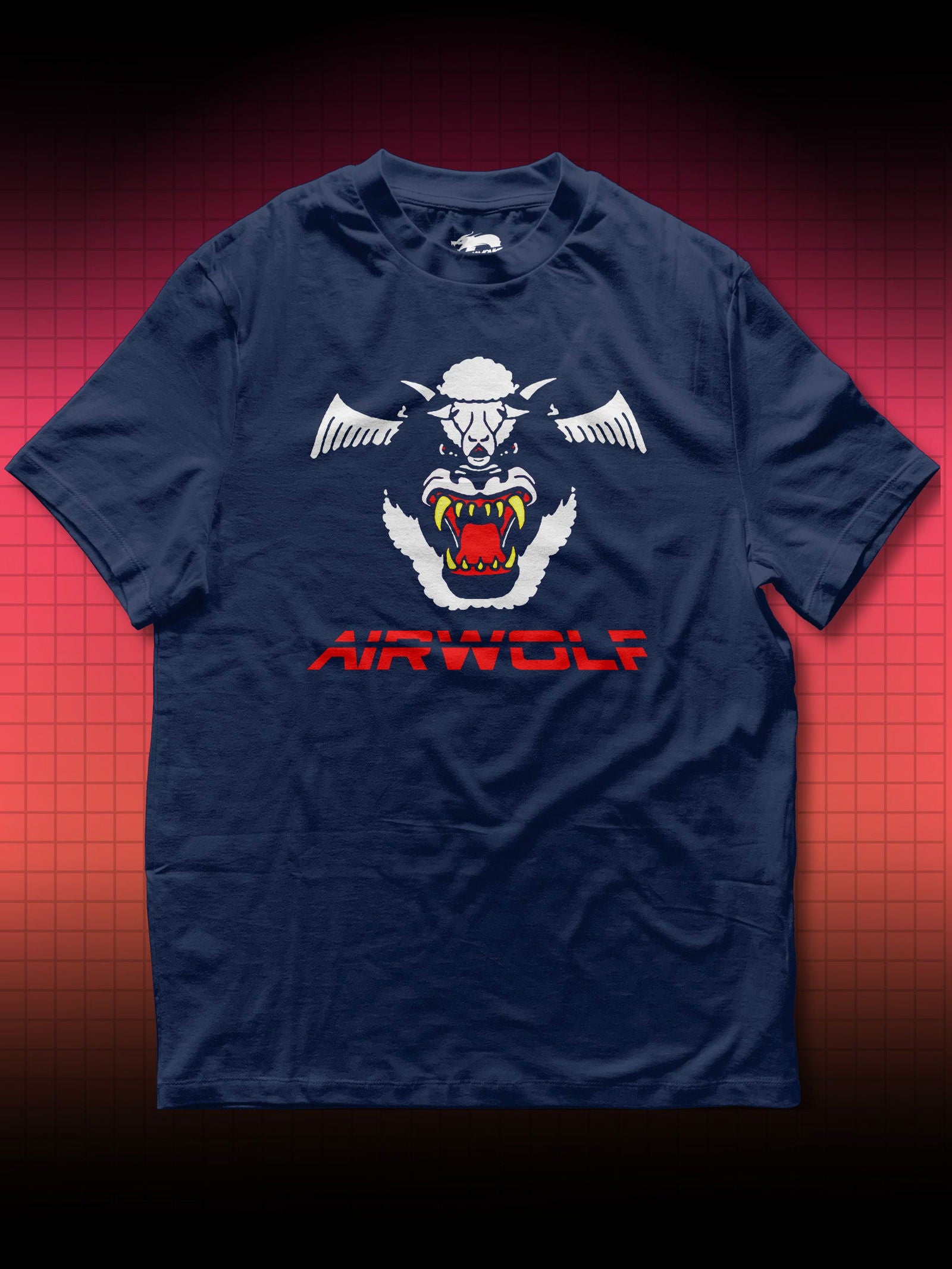 AIRWOLF LOGO | AIRWOLF HELICOPTER | T-SHIRT – DRAMAMONKS