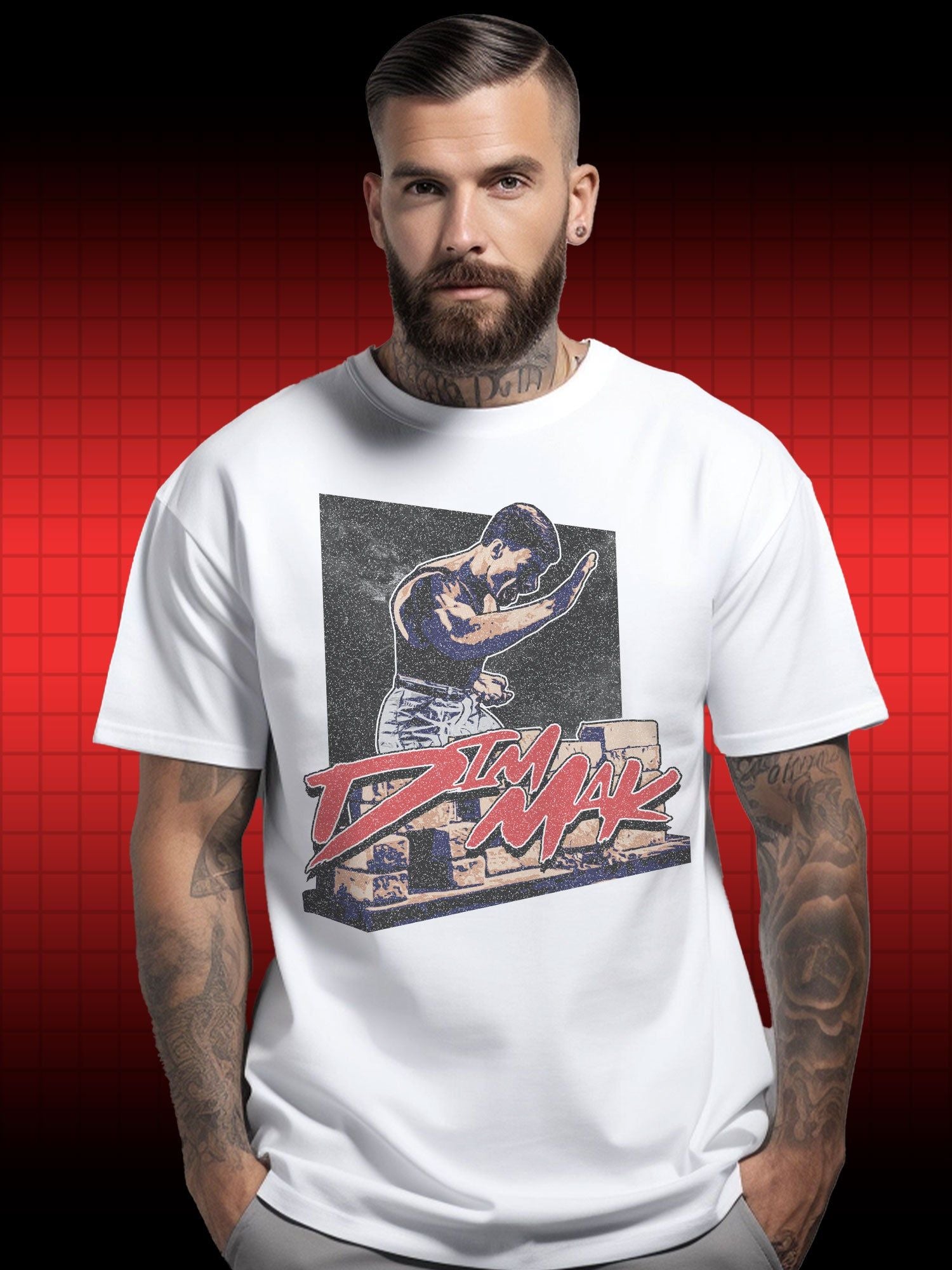 DIM MAK BLOODSPORT | JEAN-CLAUDE VAN DAMME JCVD | T-SHIRT – DRAMAMONKS