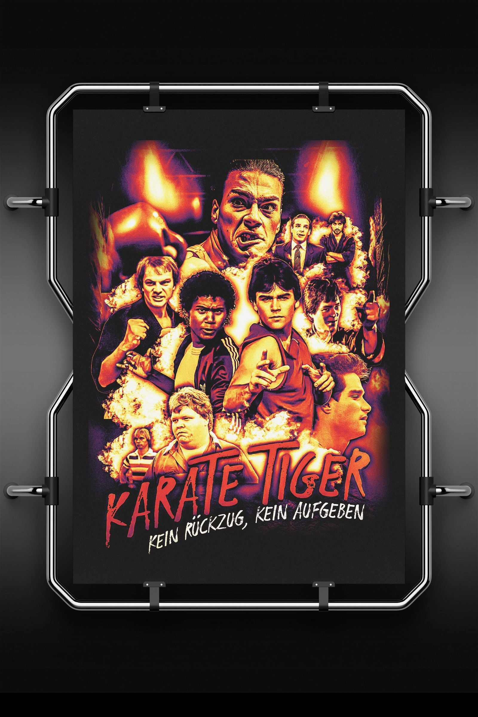 KARATE TIGER MOVIE POSTER | NO RETREAT NO SURRENDER JCVD KRASCHINKSI V ...