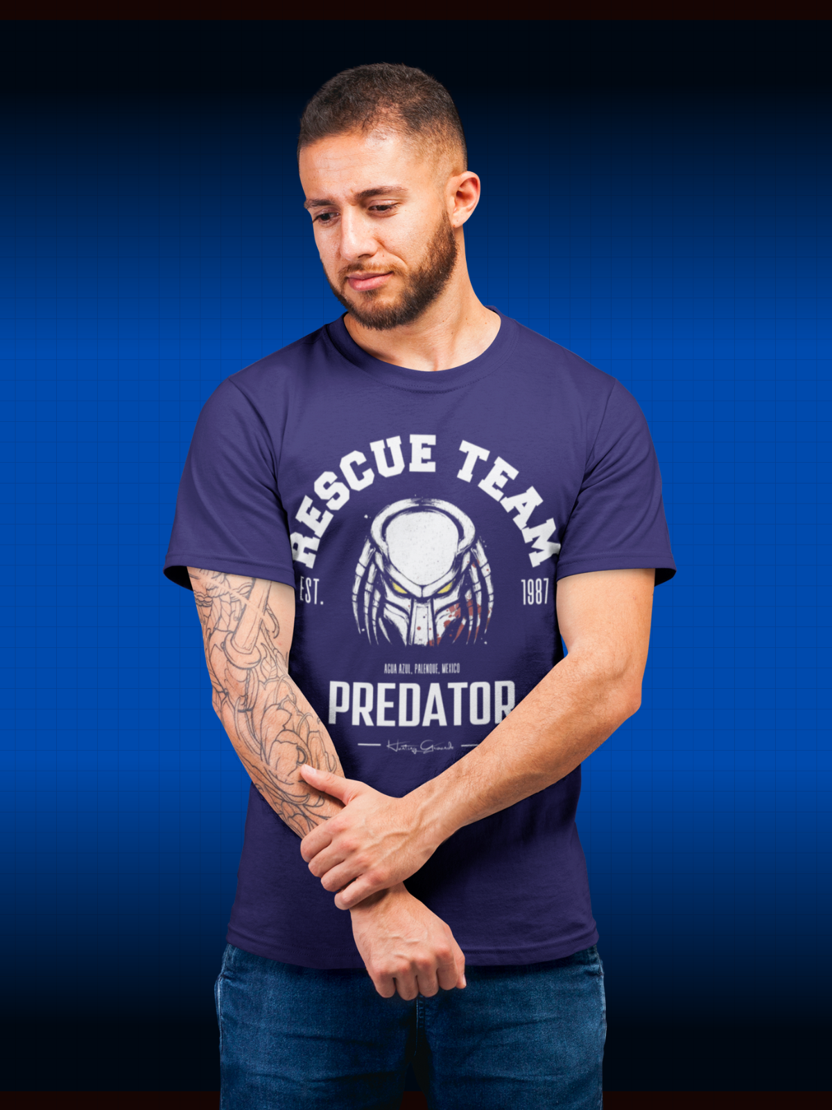 RESCUE TEAM PREDATOR MOVIE | T-SHIRT – DRAMAMONKS