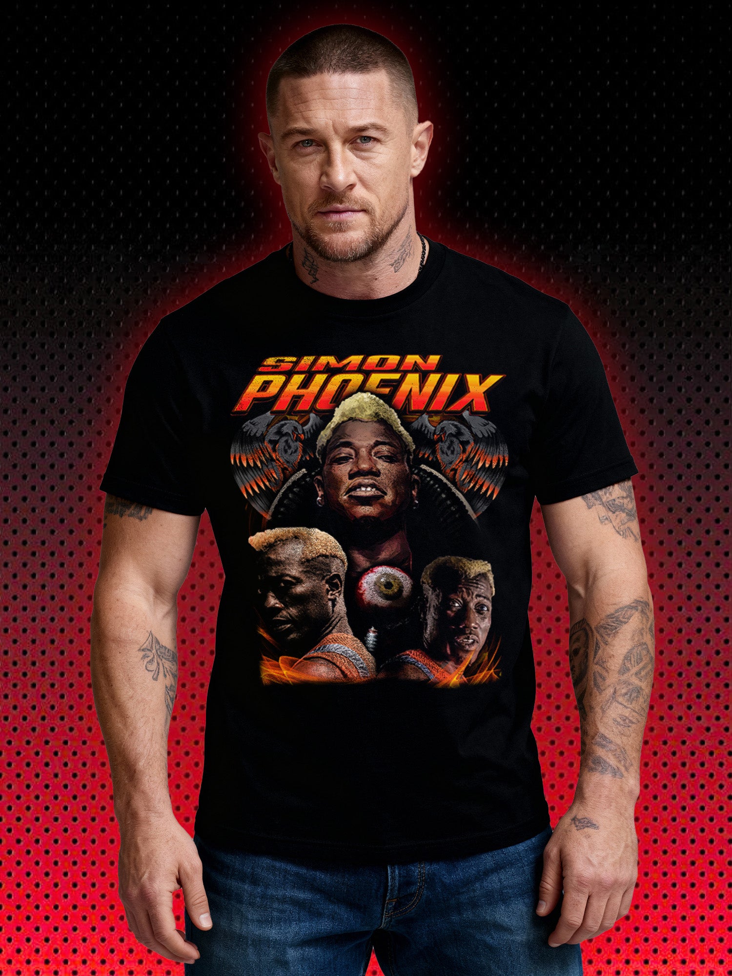 SIMON PHOENIX DEMOLITION MAN | SYLVESTER STALLONE WESLEY SNIPES | T-SH ...